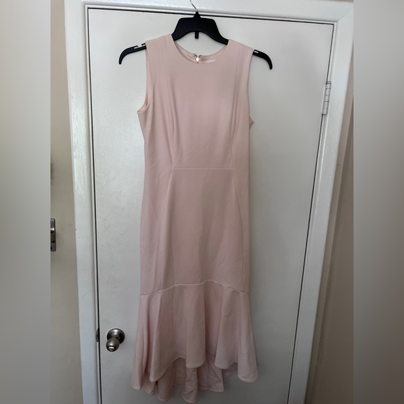 Calvin Klein | Dresses | Stunning Baby Pink Calvin Klein Dress | Poshmark